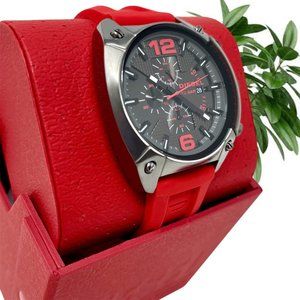 Diesel | Accessories | Nwt Diesel Mens Overflow Chronograph Gunmetal ...